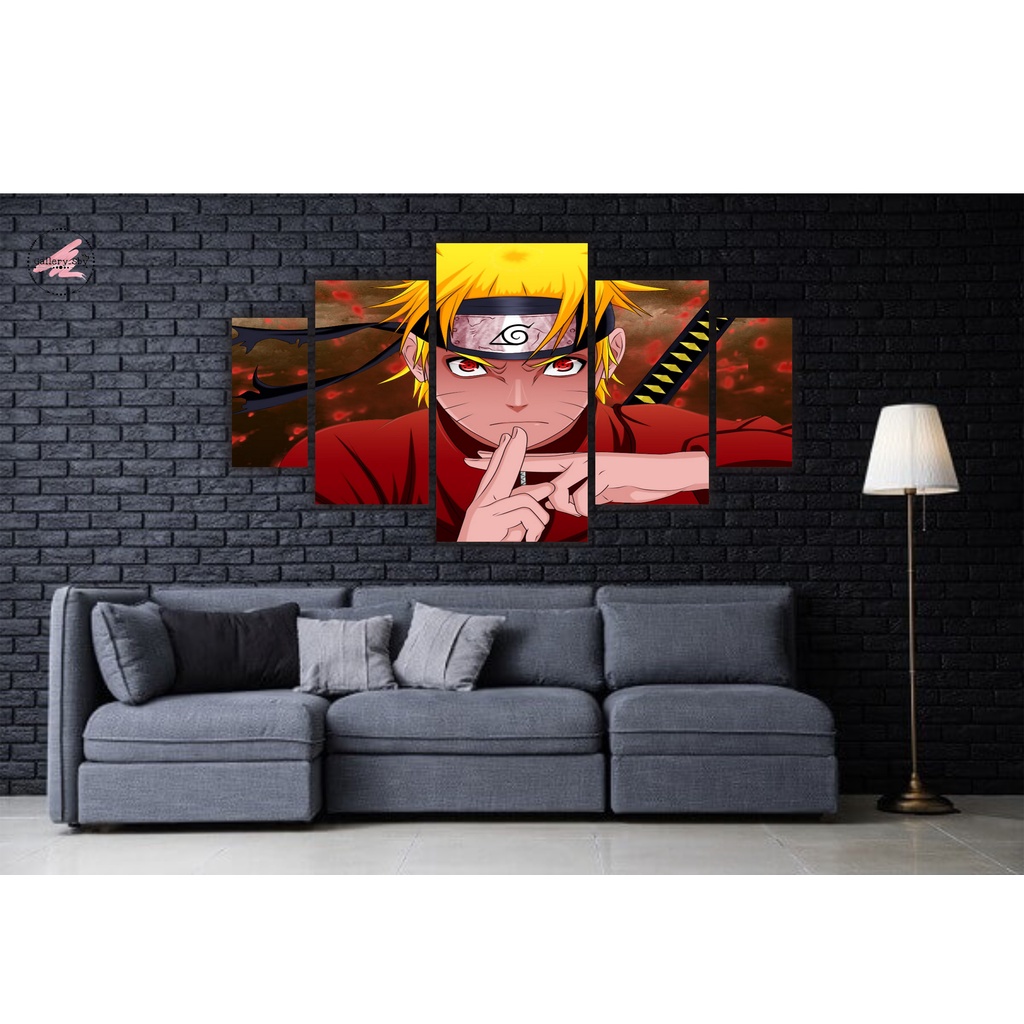 Jual 1 Set Pajangan Dinding Naruto Uzumaki Wall Decor Aesthetic Poster ...