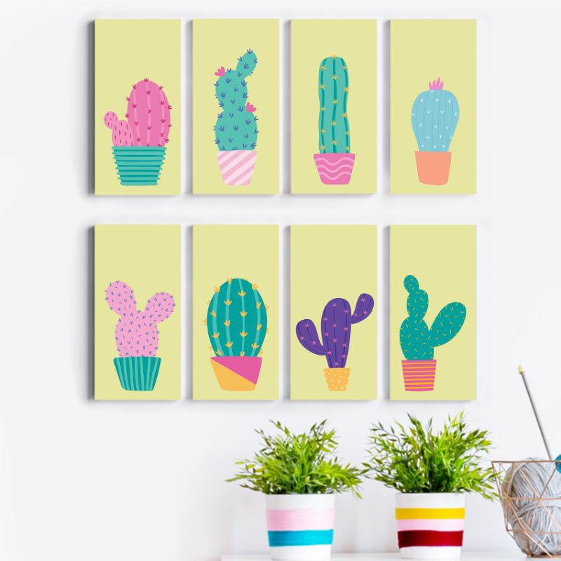 Jual POSTER KAYU KAKTUS - KAKTUS - POSTER DINDING - HIASAN DINDING ...