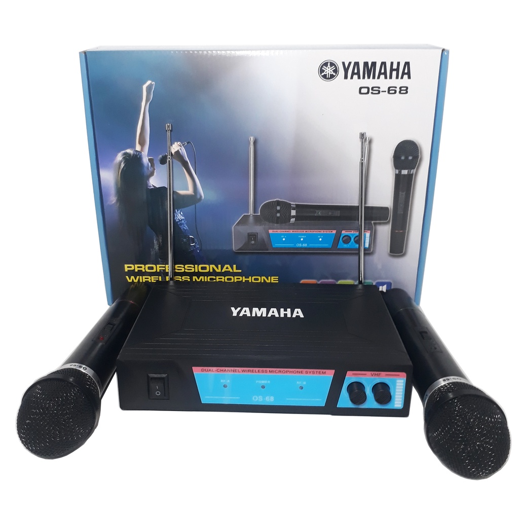 Jual Yamaha OS-68 Mic Wireless Microphone Tanpa Kabel | Shopee Indonesia