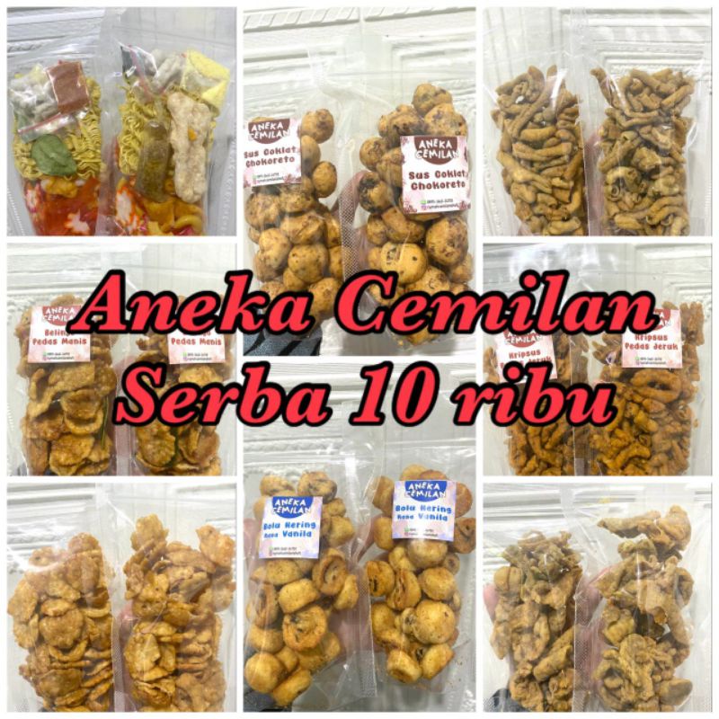 Jual (Baca Diskripsi) Aneka cemilan serba 10 ribu | serbaserbi 10 rb ...