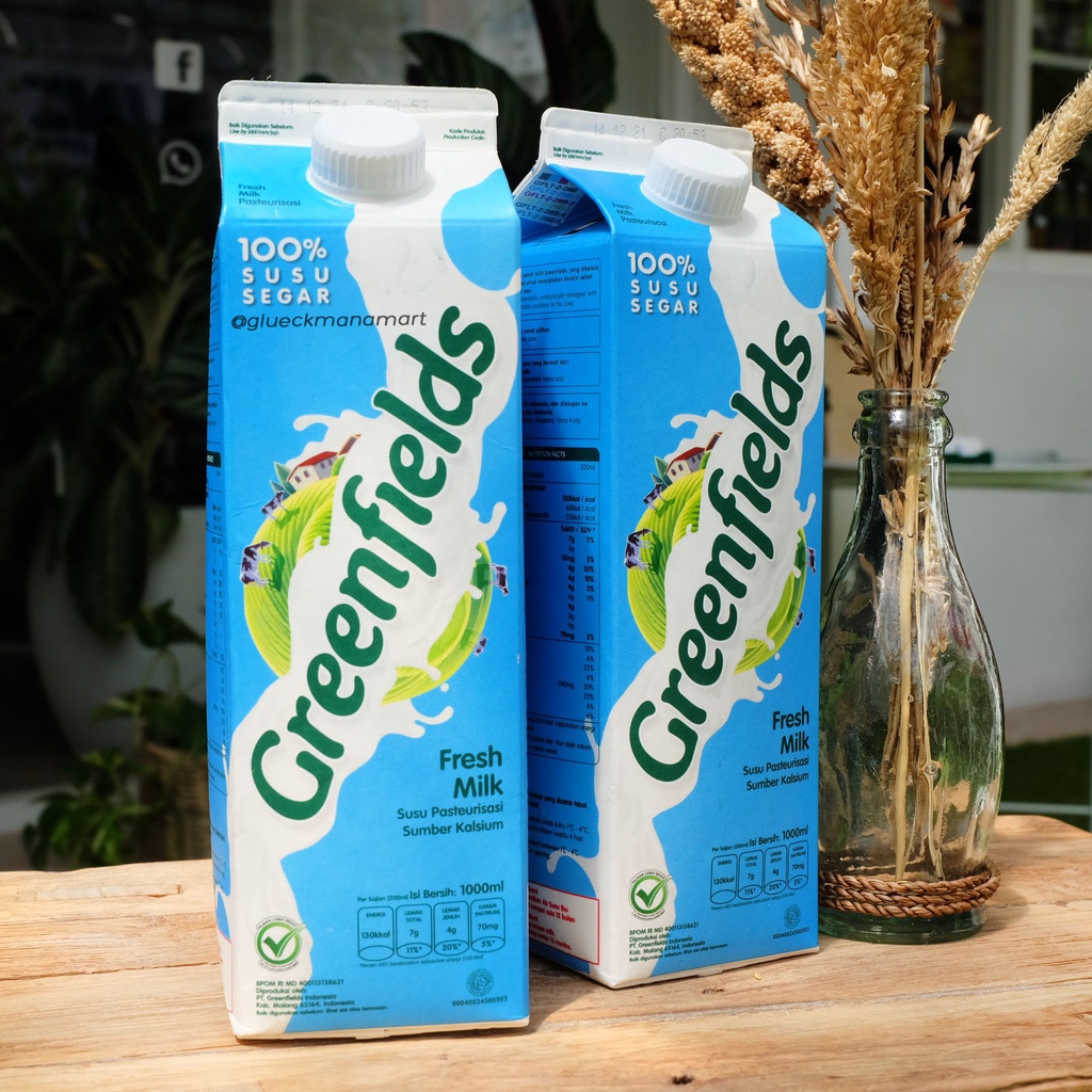 Jual Greenfield Fresh milk Full Cream 1L | Shopee Indonesia