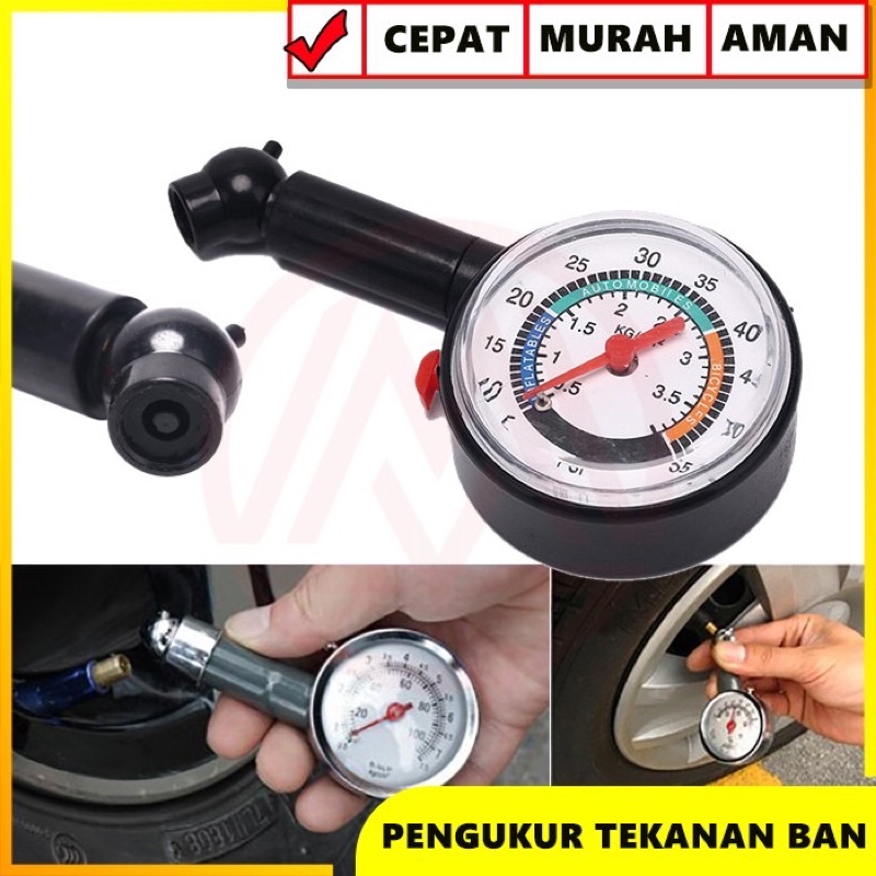 Jual ALAT PENGUKUR TEKANAN ANGIN BAN TIRE PRESSURE GAUGE BAN akurat ...