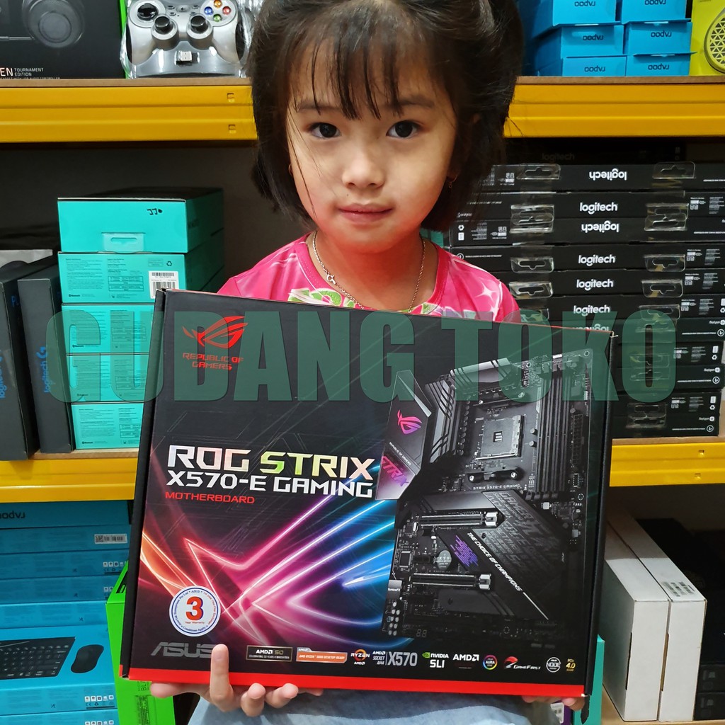 Jual New Motherboard ASUS ROG Strix X570-E Gaming Socket AM4 X570E ATX ...