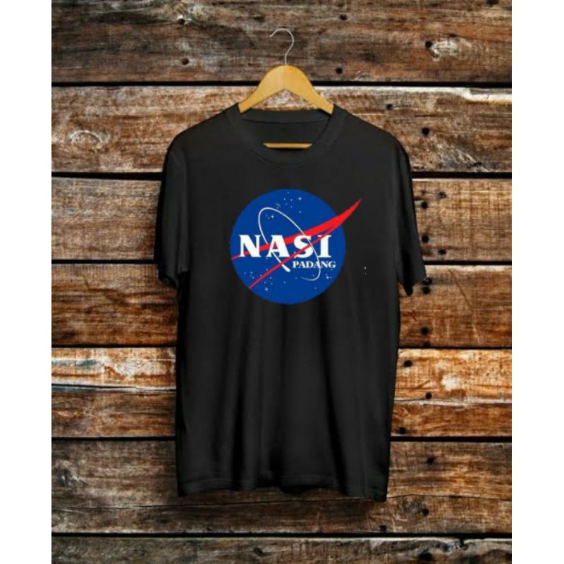 Jual kaos distro fashion plesetan nasa nasi padang | Shopee Indonesia