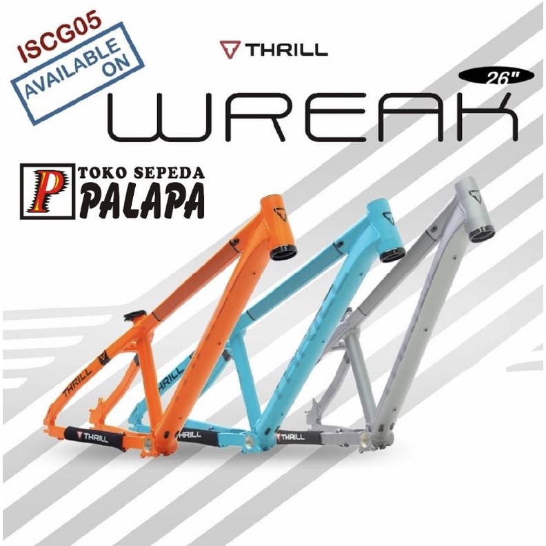 Jual 26 FRAME WREAK THRILL NEW FRAMESET New Best Seller Sepeda Gunung ...