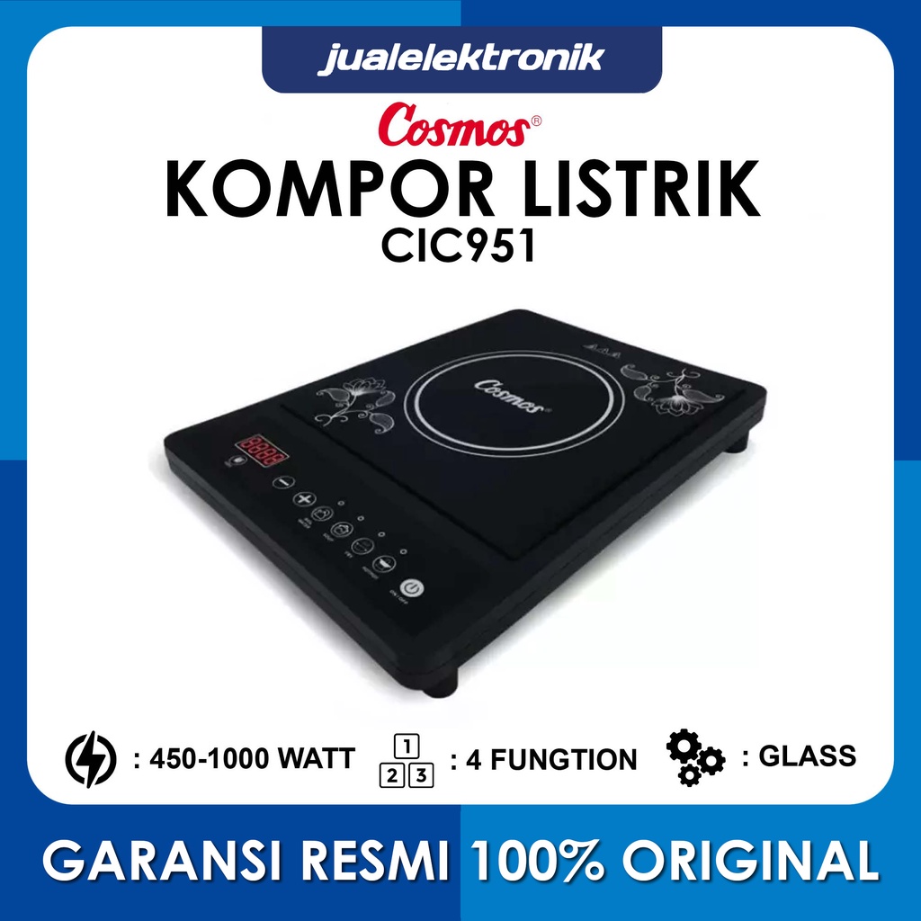 Jual Kompor Induksi Listrik Cosmos CIC951 – Induction Cooker 4in1 | Shopee Indonesia