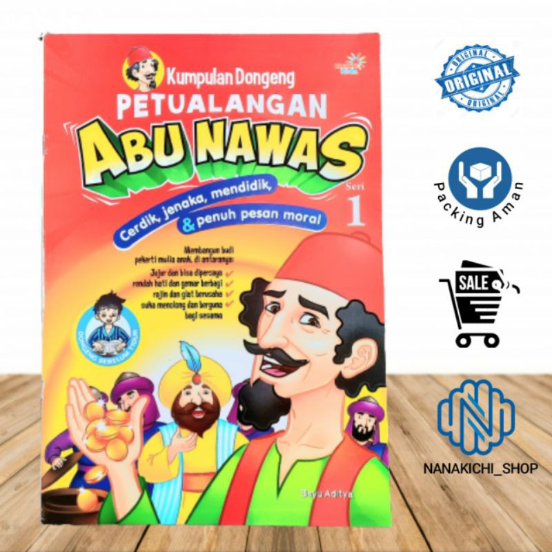 Jual BUKU DONGENG ANAK ISLAMI PETUALANGAN ABU NAWAS CERDIK, JENAKA ...