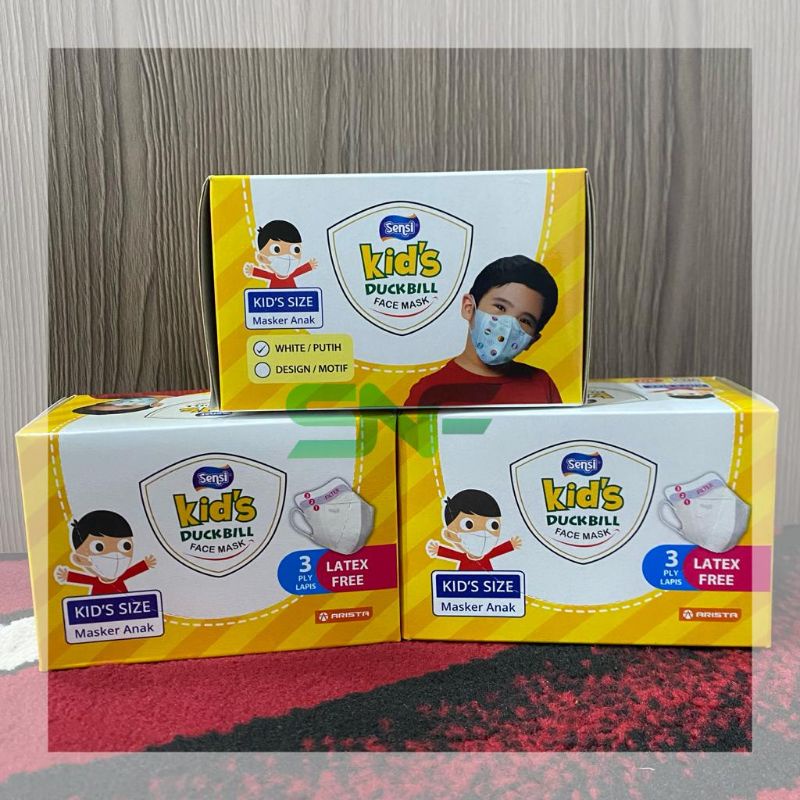 Jual MASKER SENSI DUCKBILL ANAK BOX ISI 40 PCS | Shopee Indonesia