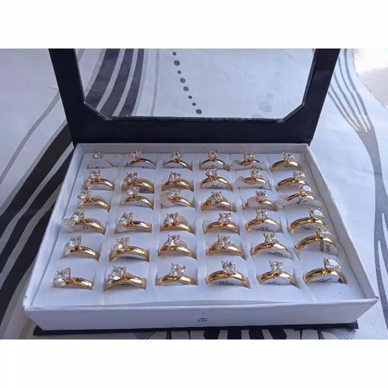 Jual cincin mata satu(bhn titanium) | Shopee Indonesia