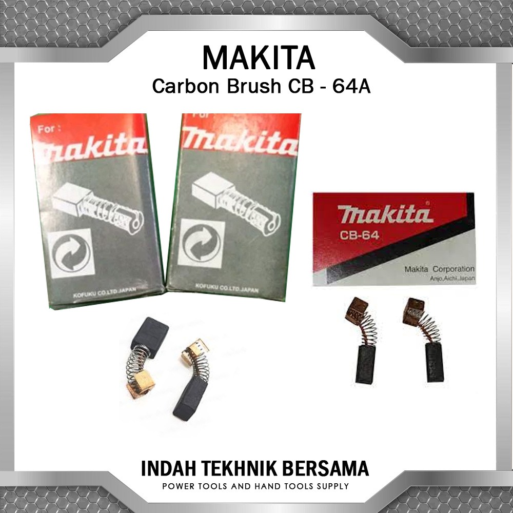 Jual Carbon Brush MAKITA CB 64A / Arang 459 / Spul / Sepul / Bostel / Kul | Shopee Indonesia