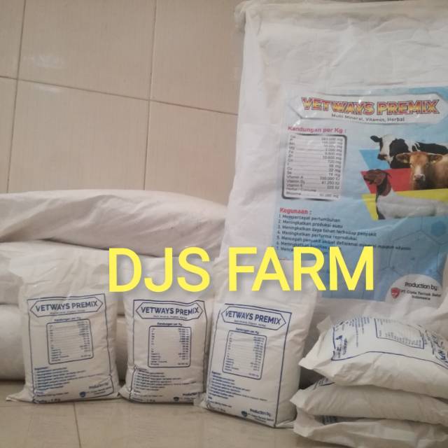 Jual Vetways premix mineral vitamin penggemuk hewan ternak sapi kambing domba | Shopee Indonesia