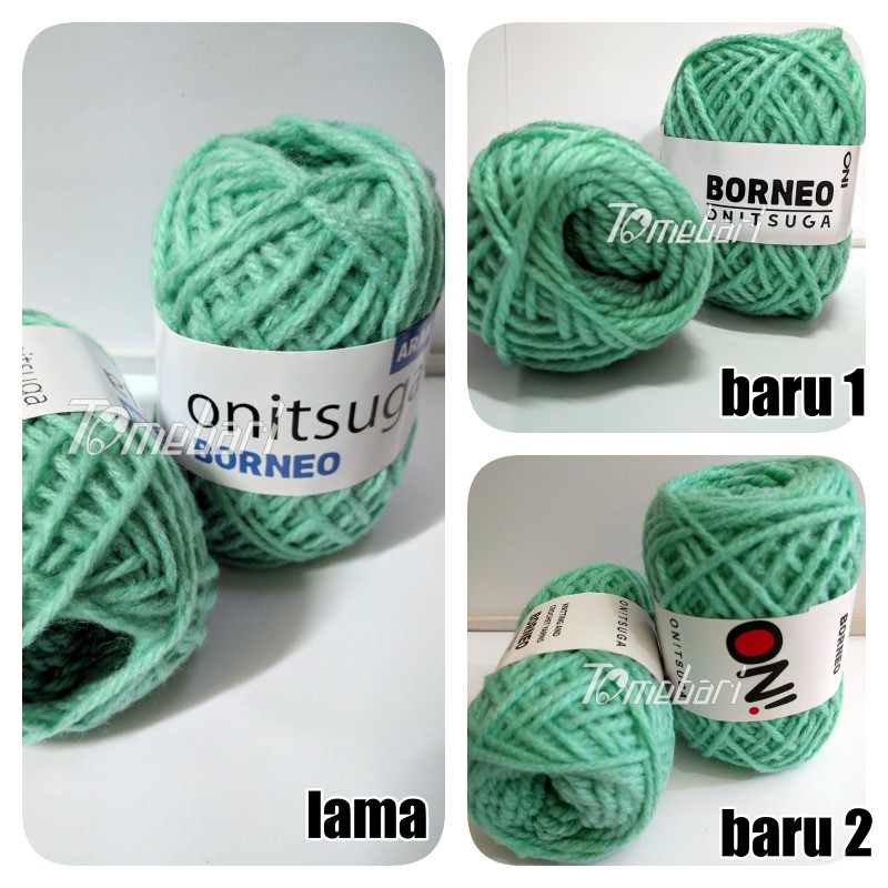 Jual BENANG RAJUT AKRILIK ACRYLIC ONITSUGA BORNEO TOSCA MUDA ( ACR-8843 ...