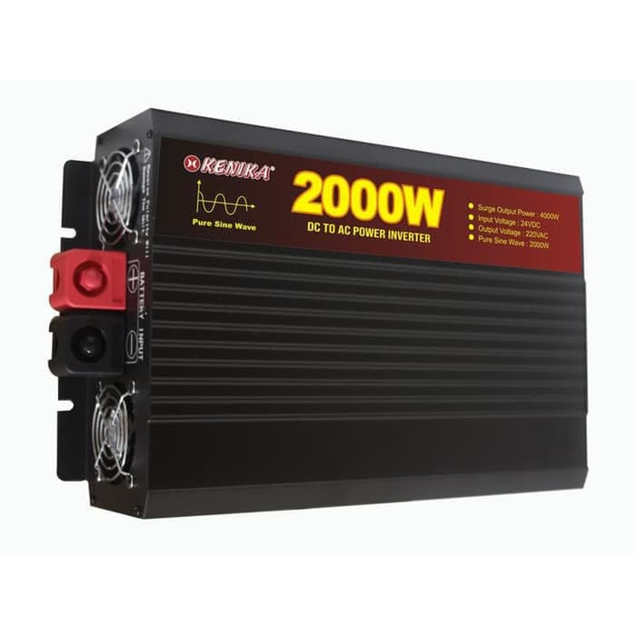 Jual penawaranspesial POWER INVERTER KENIKA PURE SINE WAVE 2000W-24DC ...