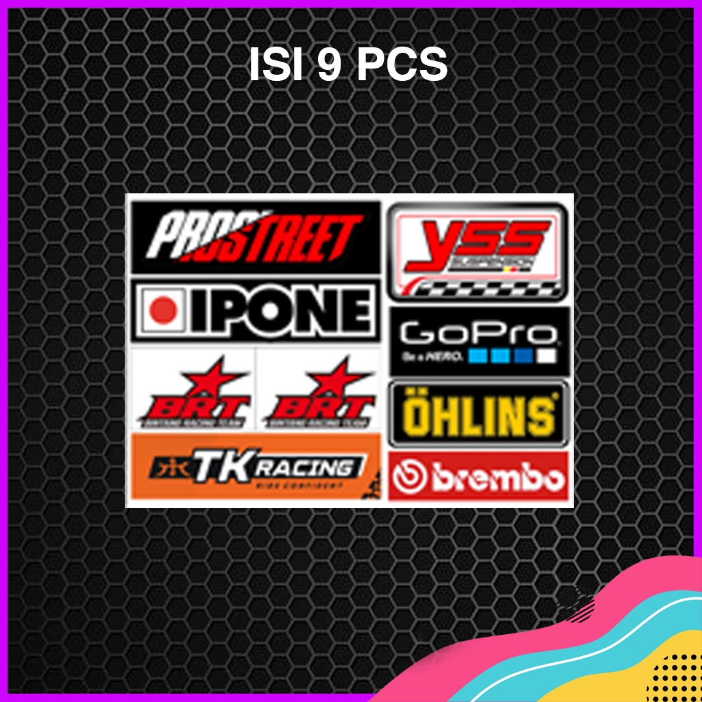 Jual Stiker Otomotif Motor Mobil Racing Pack | Shopee Indonesia