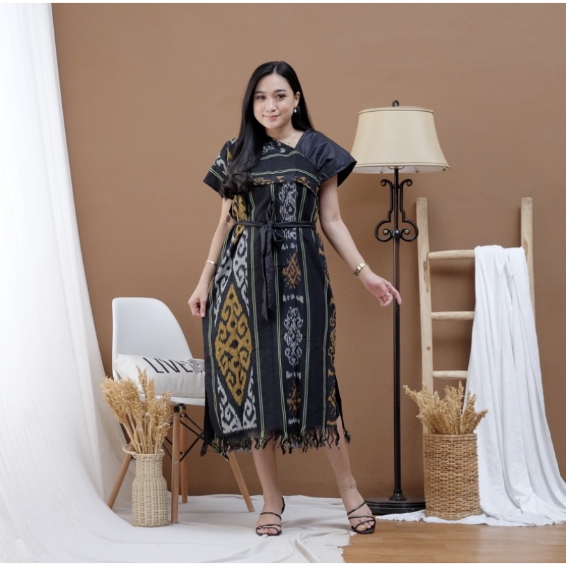 Jual AURORA DRESS TENUN JEPARA TORAJA LOMBOK PAPUA DRESS KONDANGAN GRANITO | Shopee Indonesia