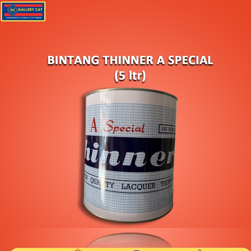 Jual TERMURAH ASLI 100%! Bintang Thinner A Special 5 Ltr | Shopee Indonesia