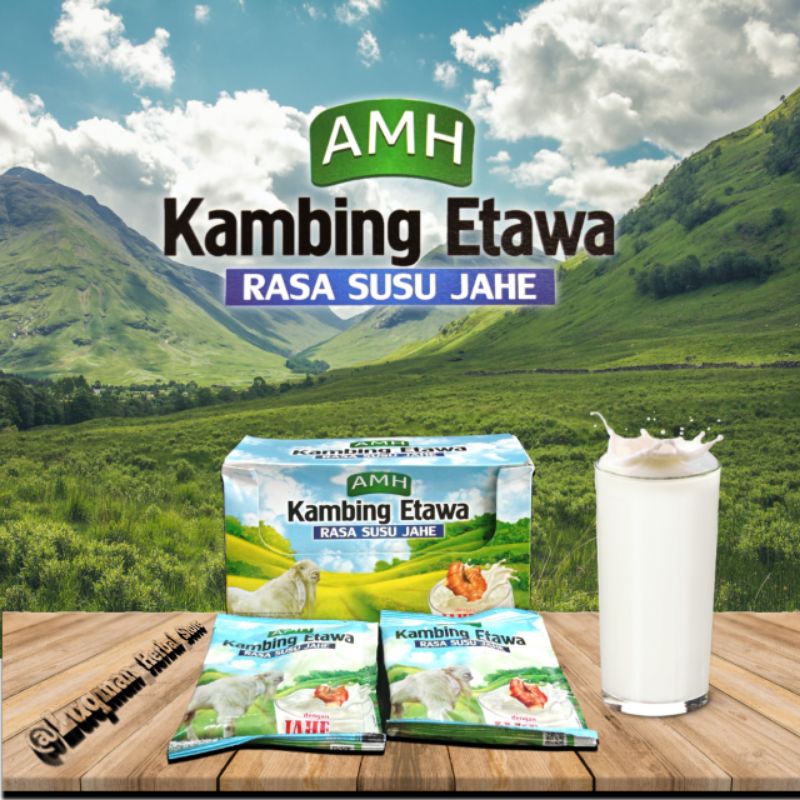 Jual Susu Kambing Etawa AMH rasa susu jahe | Shopee Indonesia