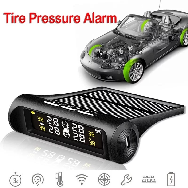 Jual Monitor Tekanan Ban Mobil Real Time Solar TPMS Wireless Tire ...