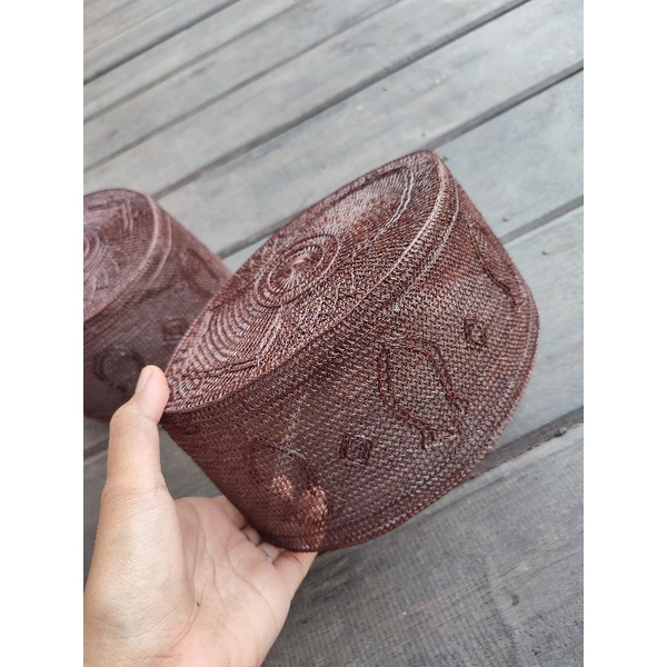 Jual Kopiah jangang tipe 25 peci akar resam khas kalimantan termurah ...