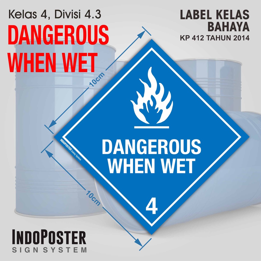 Jual Stiker IATA Label Kelas Material Bahaya Dangerous Goods - Mudah ...