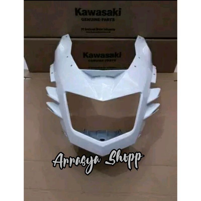 Jual Barong atau batok Ninja RR New Putih | Shopee Indonesia