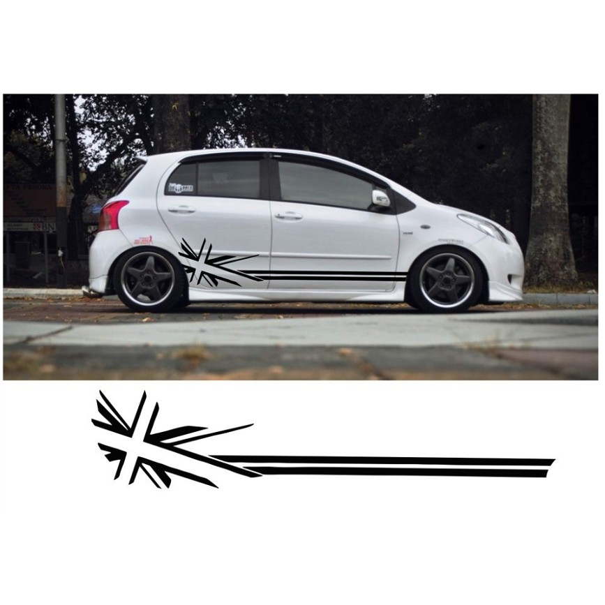 Jual Stiker Body List Samping Polet Lis Pinggir Mobil Cutting Sticker ...