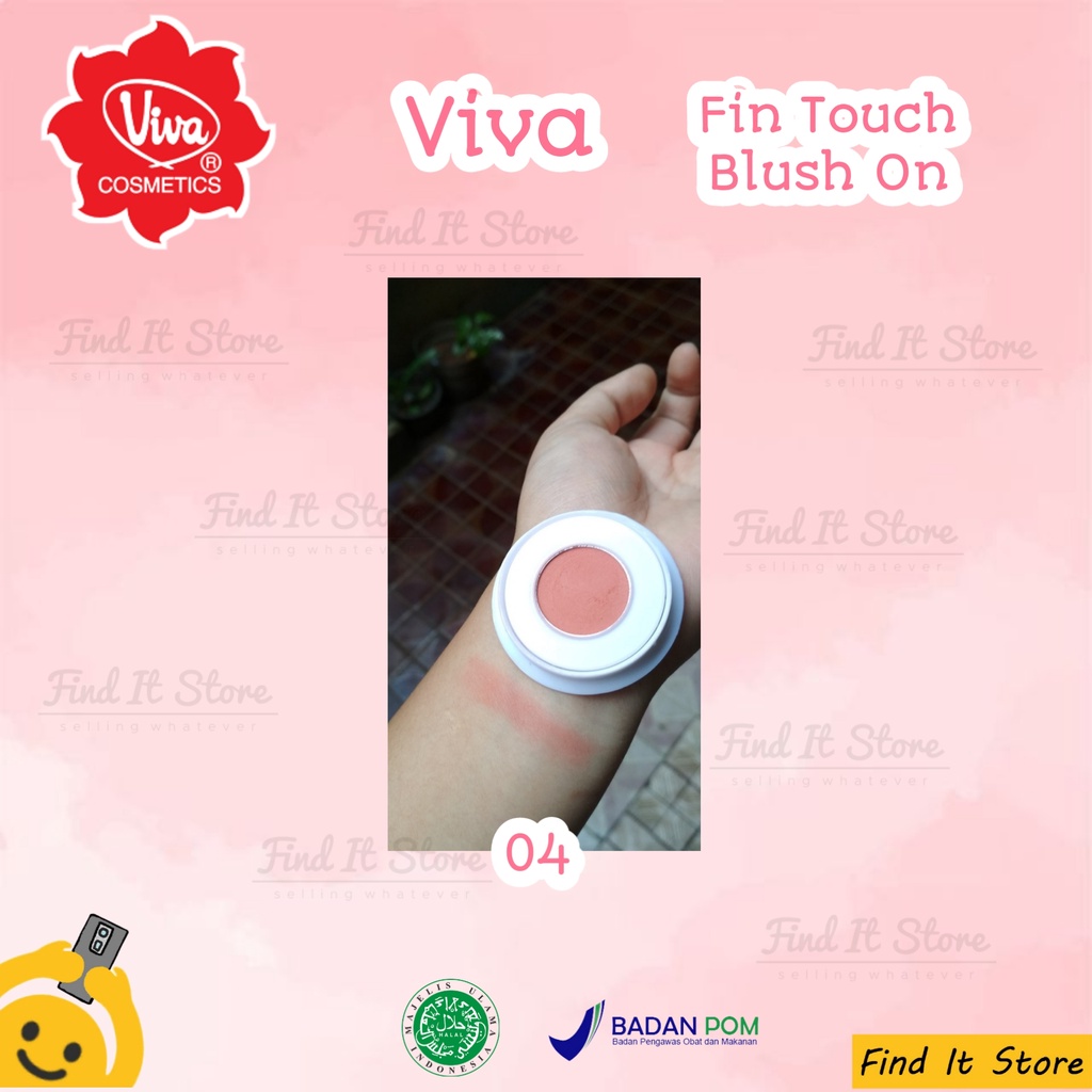 Jual Viva Fin Touch Blush On | Perona Pipi | 2gr | Shopee Indonesia