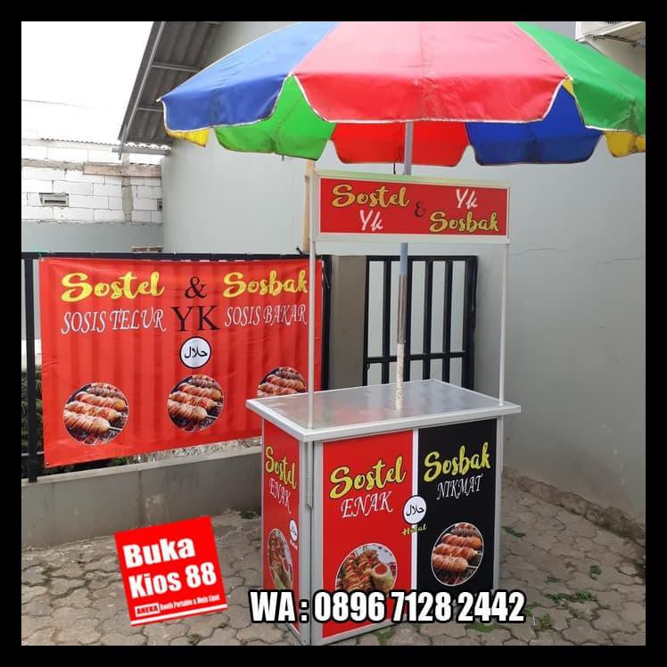 Jual Booth Portable Meja Lipat Event Desk Spanduk, Branding Gratis ...