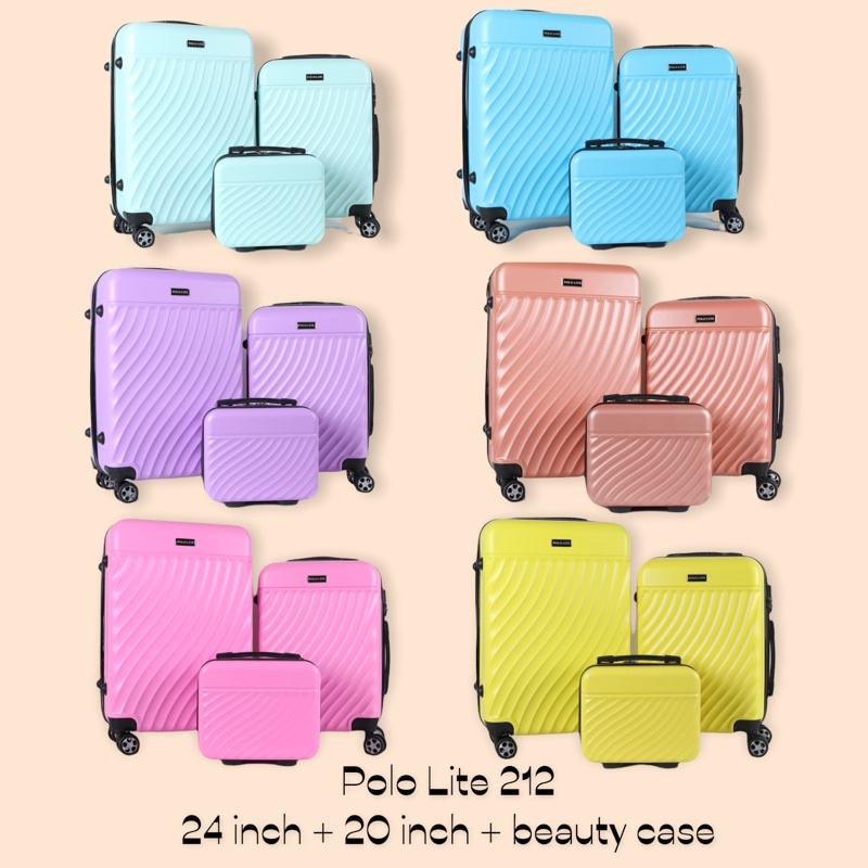 Jual KOPER POLO LITE SIZE 24 INCH - L212 BAHAN ABS KUNCI 3 ANGKA KUAT ...