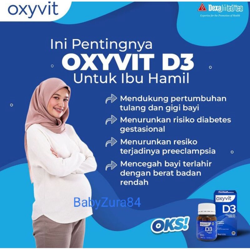 Jual Oxyvit D3 1000IU Botol isi 60kapsul | Shopee Indonesia