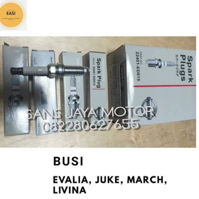 Jual Busi Iridium Nissan Livina March Evalia Latio Xtrail Datsun Go ...