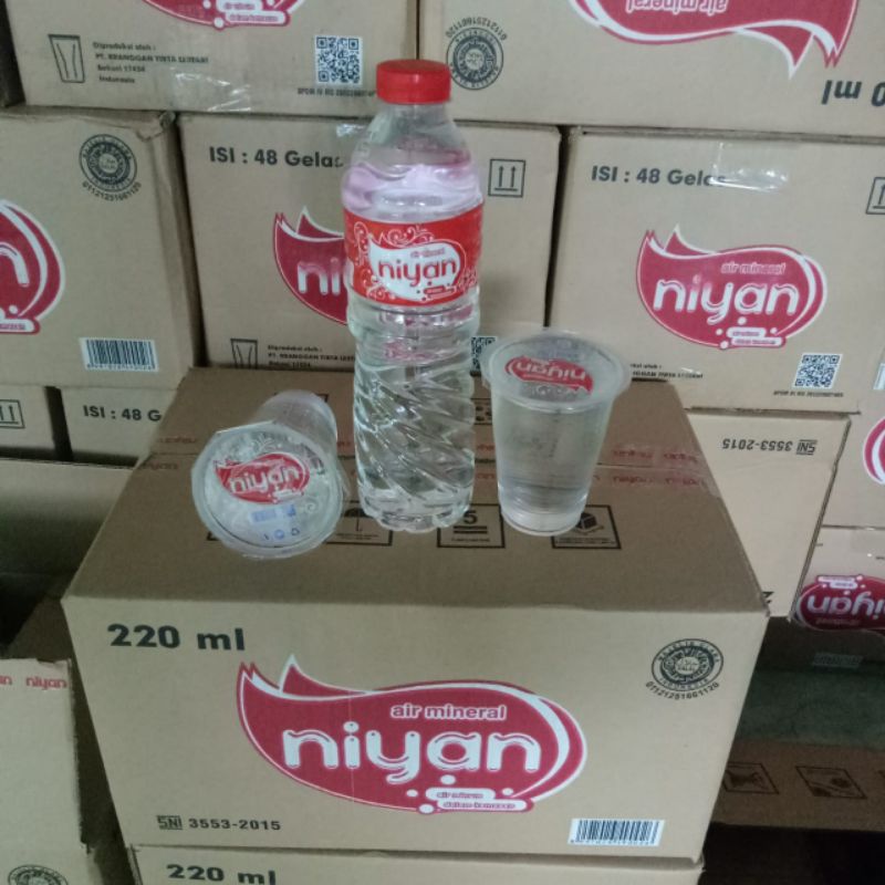Jual Air Mineral NIYAN 220ml / Air Mineral ZOOM 220ml | Shopee Indonesia