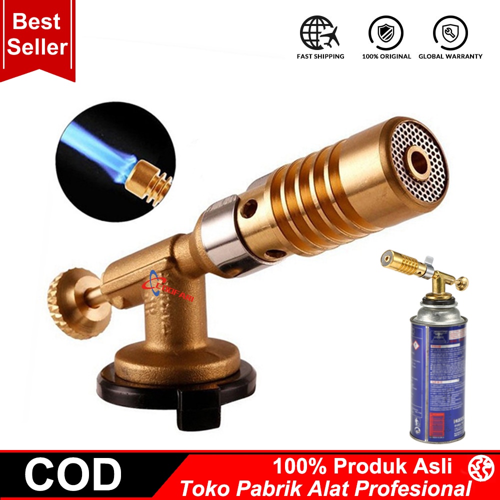 Jual Flame Gun Blow Torch Kepala Las Full Kuningan Portable Gas Torch BBQ Alat Panggangan Alat ...