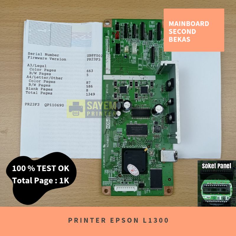 Jual Mobo Board Mainboard Motherboard Epson L1300 Original | Shopee ...