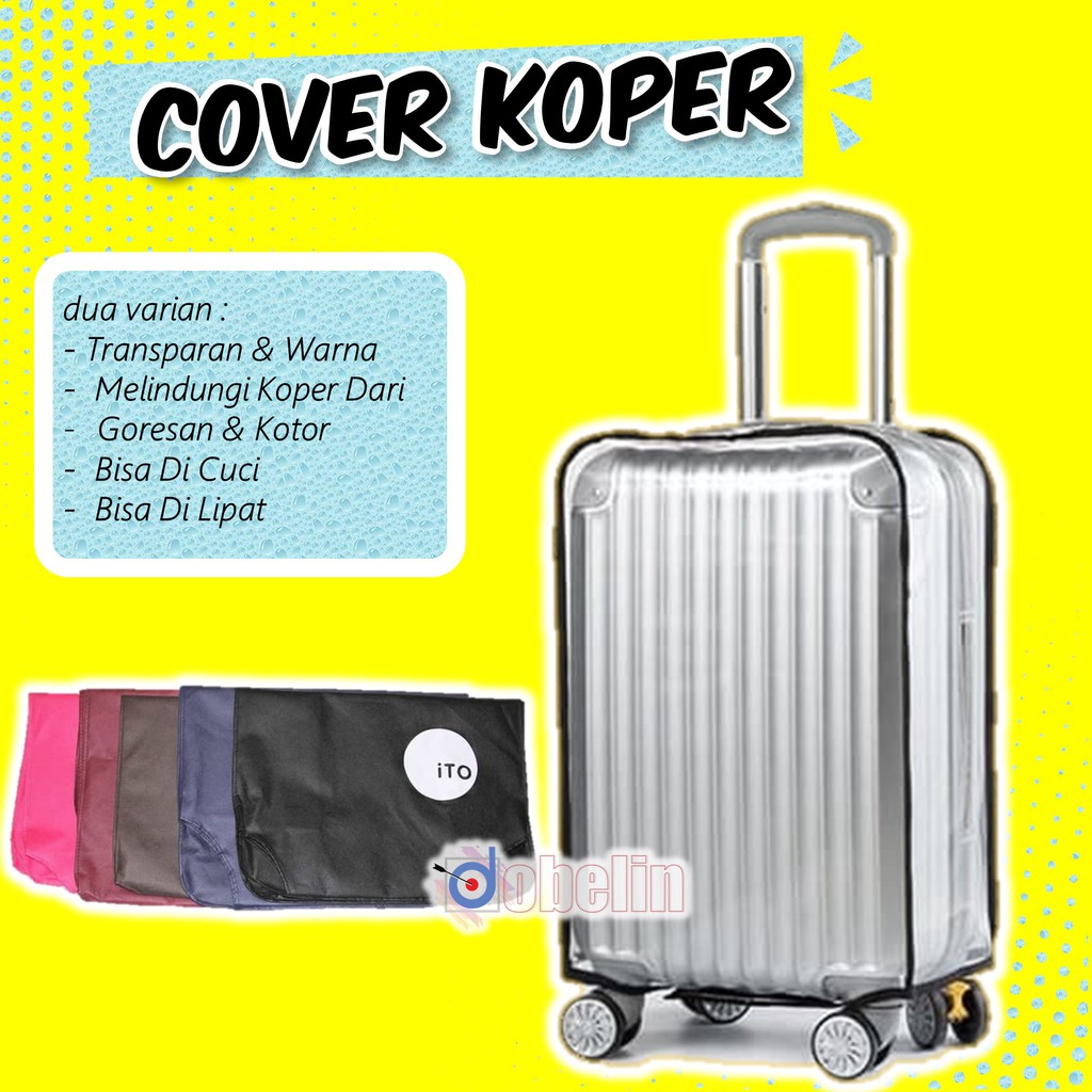 Jual Sarung Cover Pelindung Koper 20 24 28 Inch Inchi Murah Bebas Kotor ...