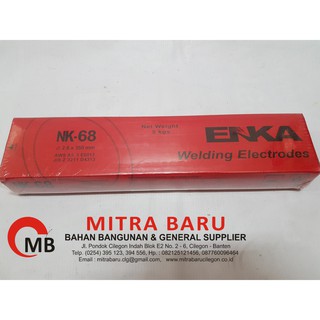 Jual Kawat Las ENKA NK-68 2.6mm x 350mm (5KG) | Shopee Indonesia