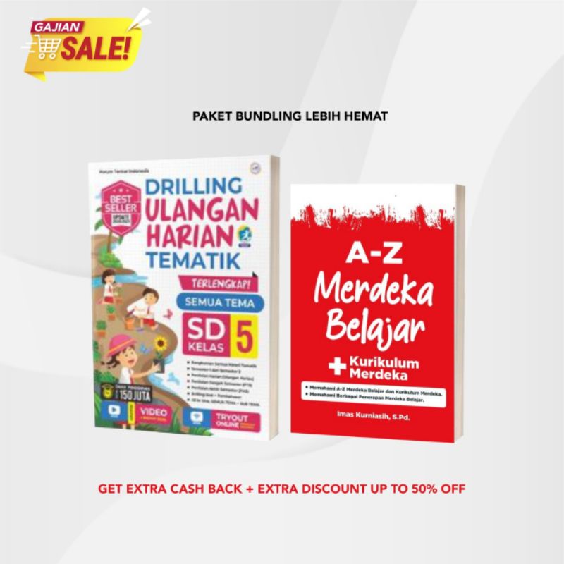 Jual BUKU PELAJARAN : A-Z MERDEKA BELAJAR + DRILLING KELAS 1-6 SD | Shopee Indonesia