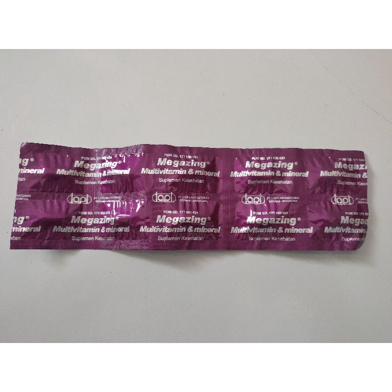 Jual megazing Multivitamin dan mineral per 1 tablet | Shopee Indonesia