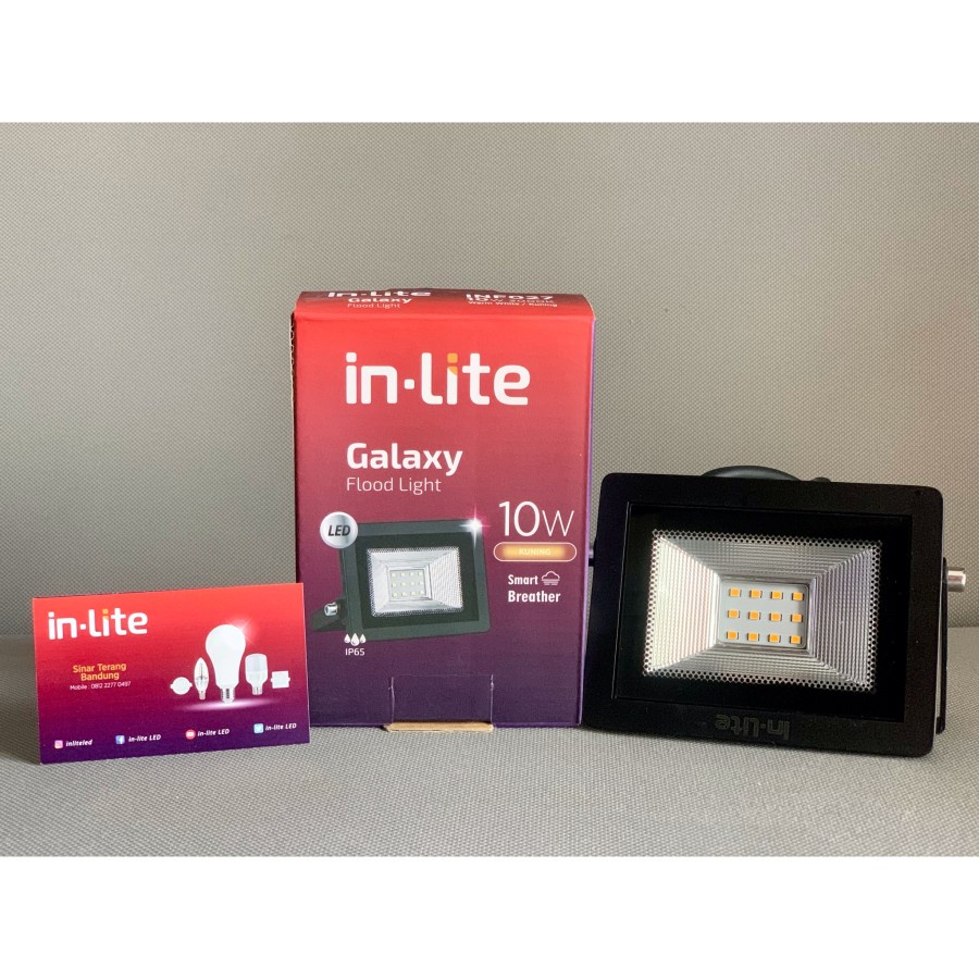 Jual LAMPU SOROT FLOODLIGHT LED INLITE 10W 10 WATT - INF027 | Shopee Indonesia