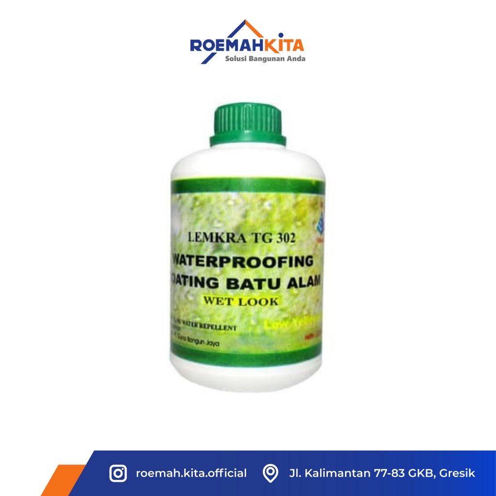 Jual CAT COATING BATU LEMKRA TG 302 (DOF) LEMKRA REPELLENT # 1 LITER ...