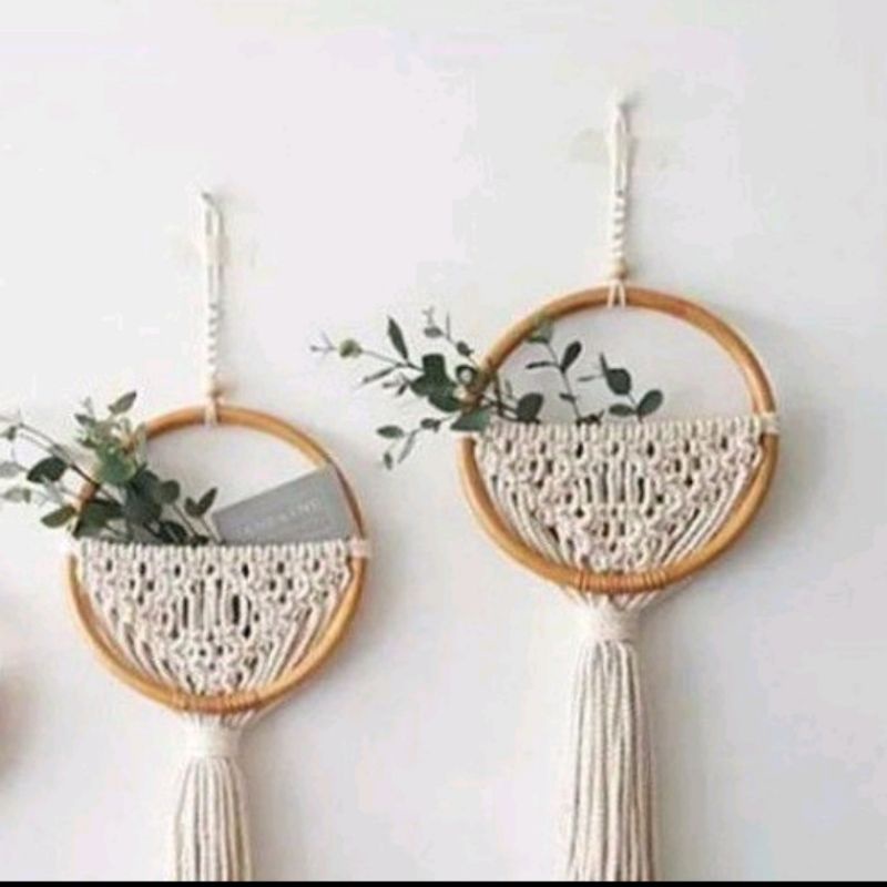 Jual HIASAN GANTUNG MACRAME GANTUNGAN KAMAR ESTETIK | Shopee Indonesia