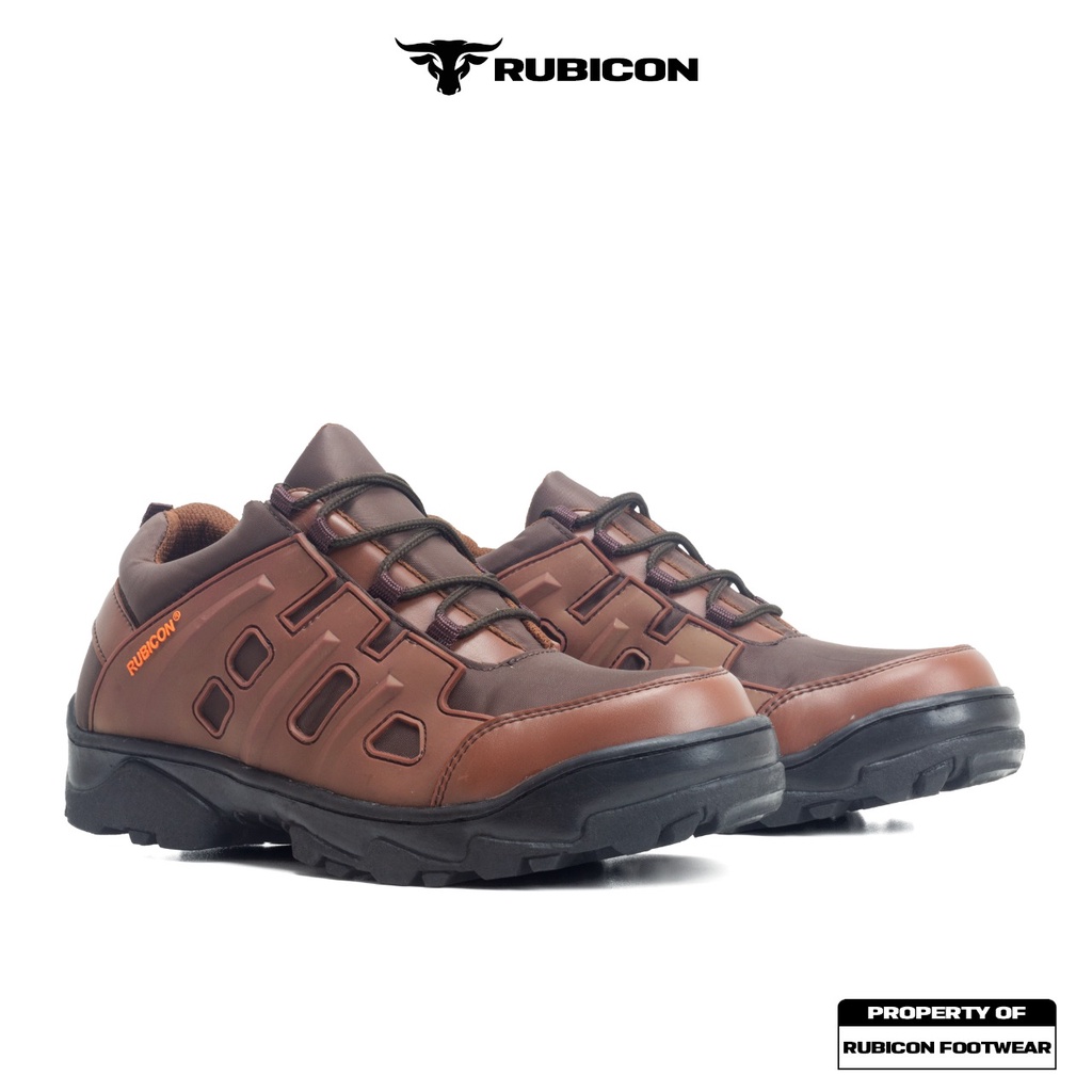 Jual SEPATU ORIGINAL RUBICON / RUB TRACK SWAT LOW BROWN BOOTS PRIA ...