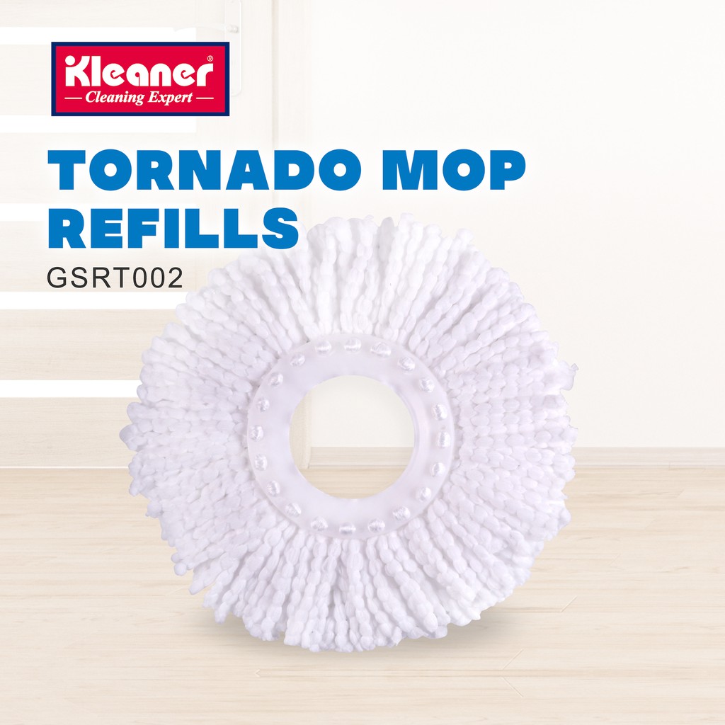 Jual Kleaner Refill Pel Tornado Mop 1 Pcs Bahan Microfiber Spin Mop ...