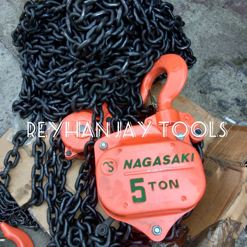 Jual Takel chain block 5 ton x 5 meter NAGASAKI JAPAN KATROL ALAT ...