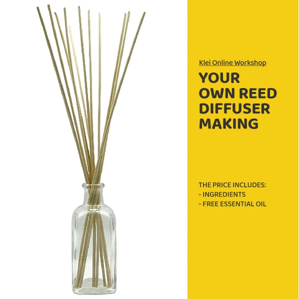 Jual Klei & Clay Online Reed Diffuser Making Workshop | Shopee Indonesia