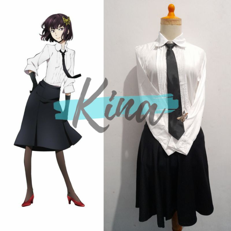 Jual [Fullset] Akiko Yosano cosplay costume. Bungou Stray Dogs cosplay ...