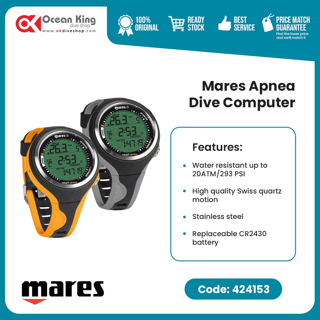 Jual DIVE COMPUTER MARES SMART APNEA ( FREEDIVING) | Shopee Indonesia