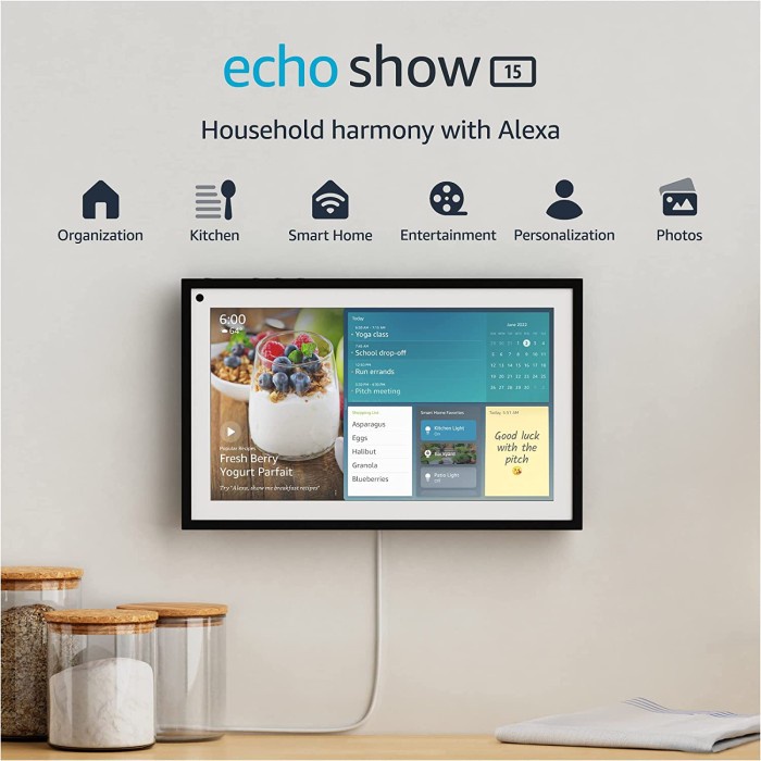 Jual Amazon Echo Show Alexa Smart Display Camera Newest Release ...