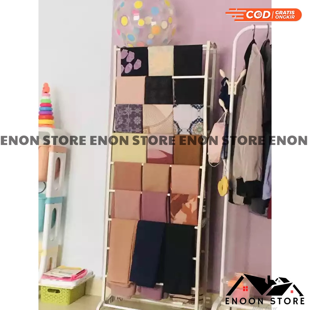 Jual Rak Susun Gantungan Jilbab Hijab Minimalis | Shopee Indonesia