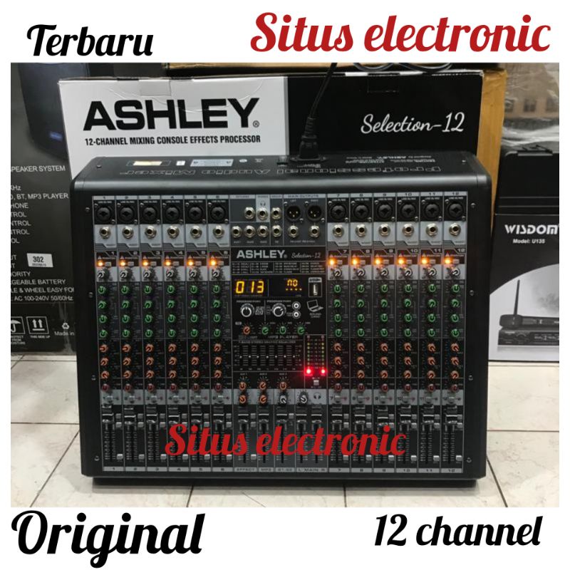 Jual Mixer ashley selection 12 original 256 dsp digital fx mixer ashley selection12 mixer ashley ...